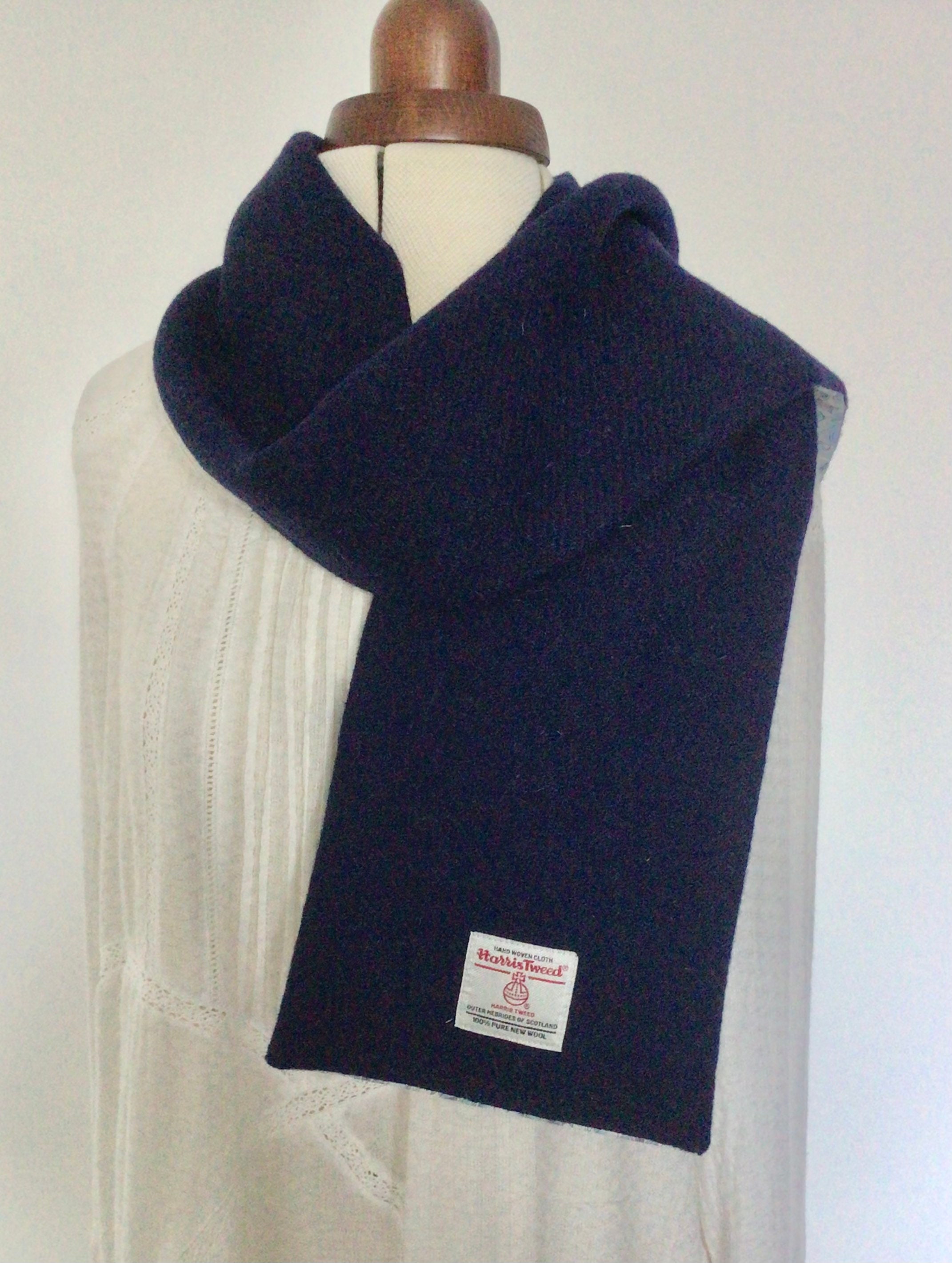 Harris Tweed/ Liberty of London Scarf, Handmade - Etsy