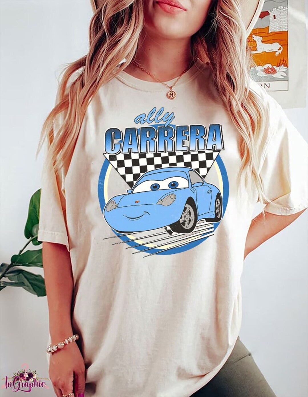 Disney Sally Carrera Comfort Color Shirt Disney Pixar Cars - Etsy