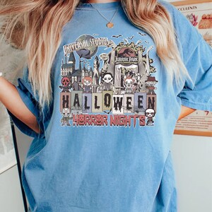 Halloween Horror Nights Universal Studios Comfort Colors Shirt, Scary ...
