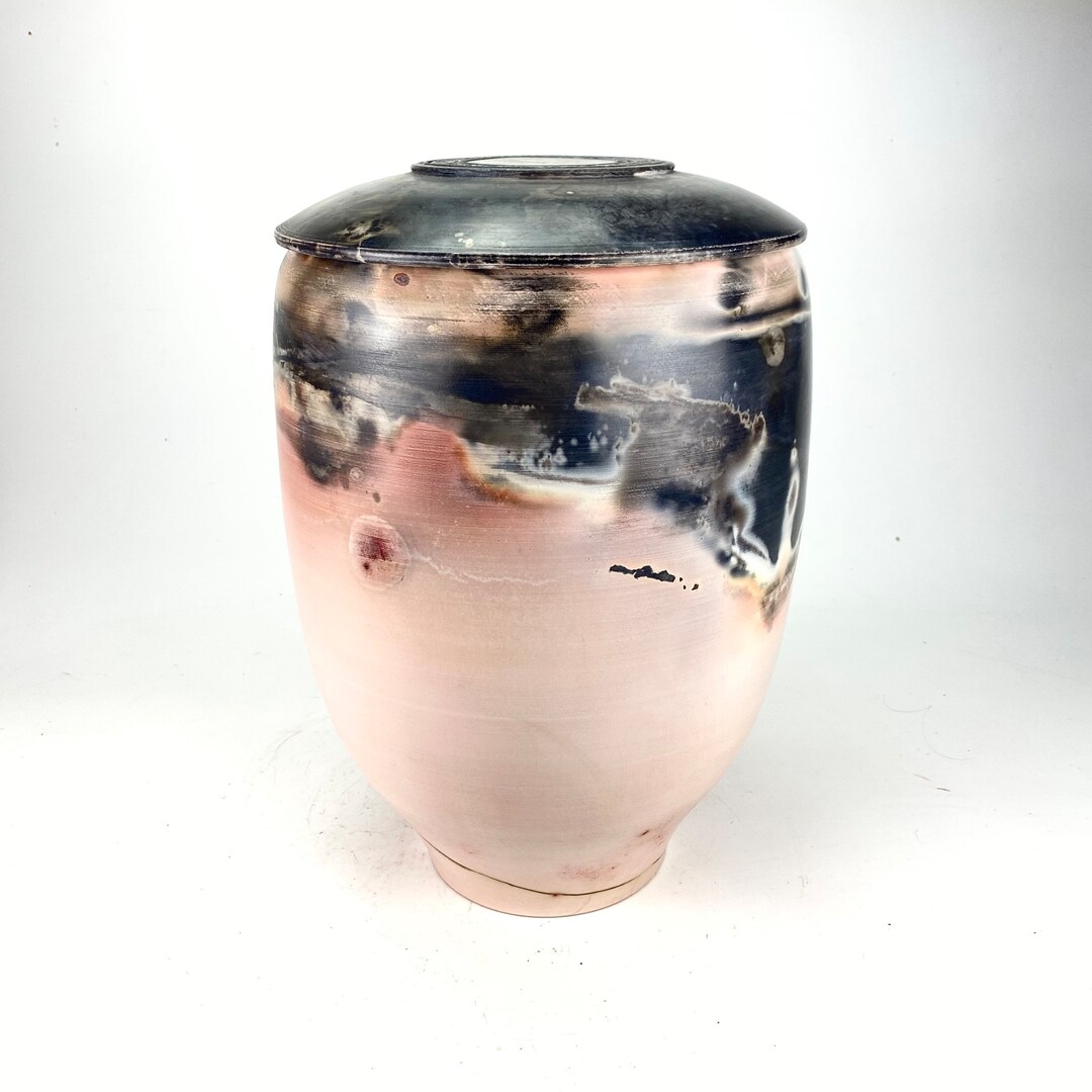 Extra Large Ceramic Urn - Urns for Human Ashes - Raku Urn - Urn for ...