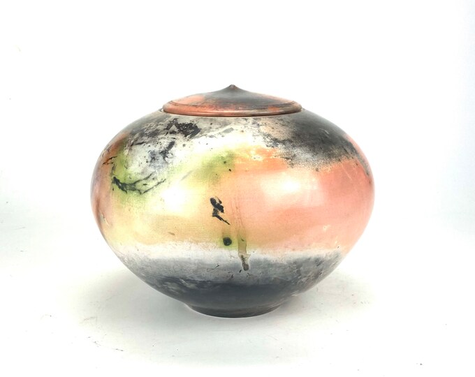 Unique Ceramic Urn - Urns for Human Ashes - Raku Urn - Handmade Art - Etsy