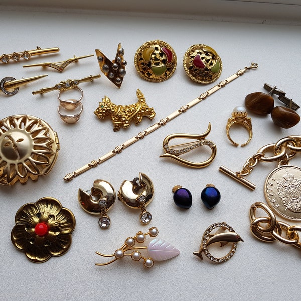 Vintage Jewelry Lot - Etsy