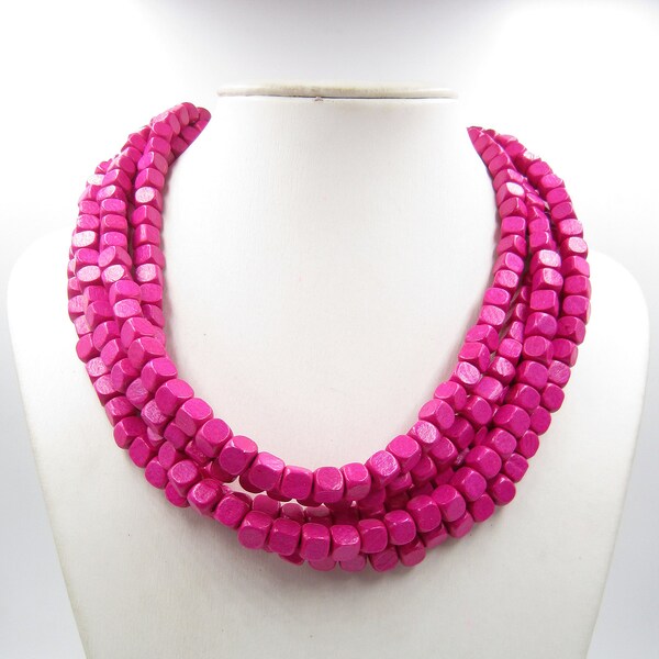 Shop Pink Necklace - Etsy
