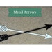 Decorative Metal Arrow Wall Art 18 Metal Arrow Decor Silver Arrow Black ...