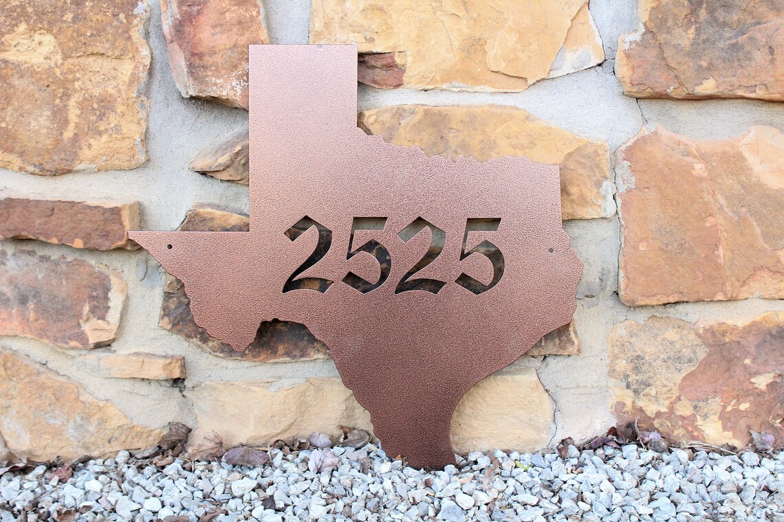 Metal Address Sign Personalized State Sign Street Address | Etsy