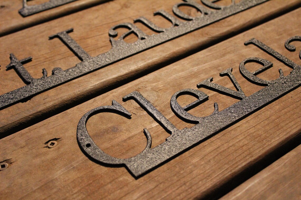 STYLE 10 Custom Metal Sign: Home Decor personalized Metal | Etsy