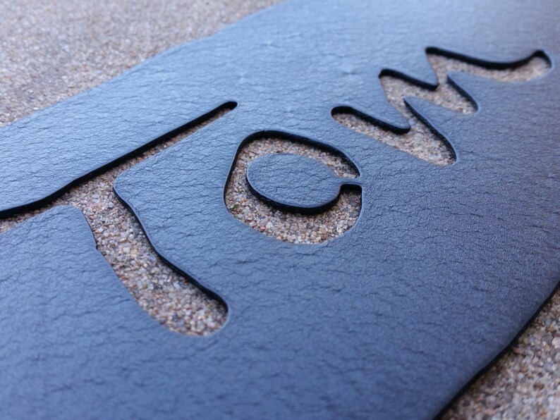 Personalized Rustic Metal Letters metal Nursery Decor RN - Etsy