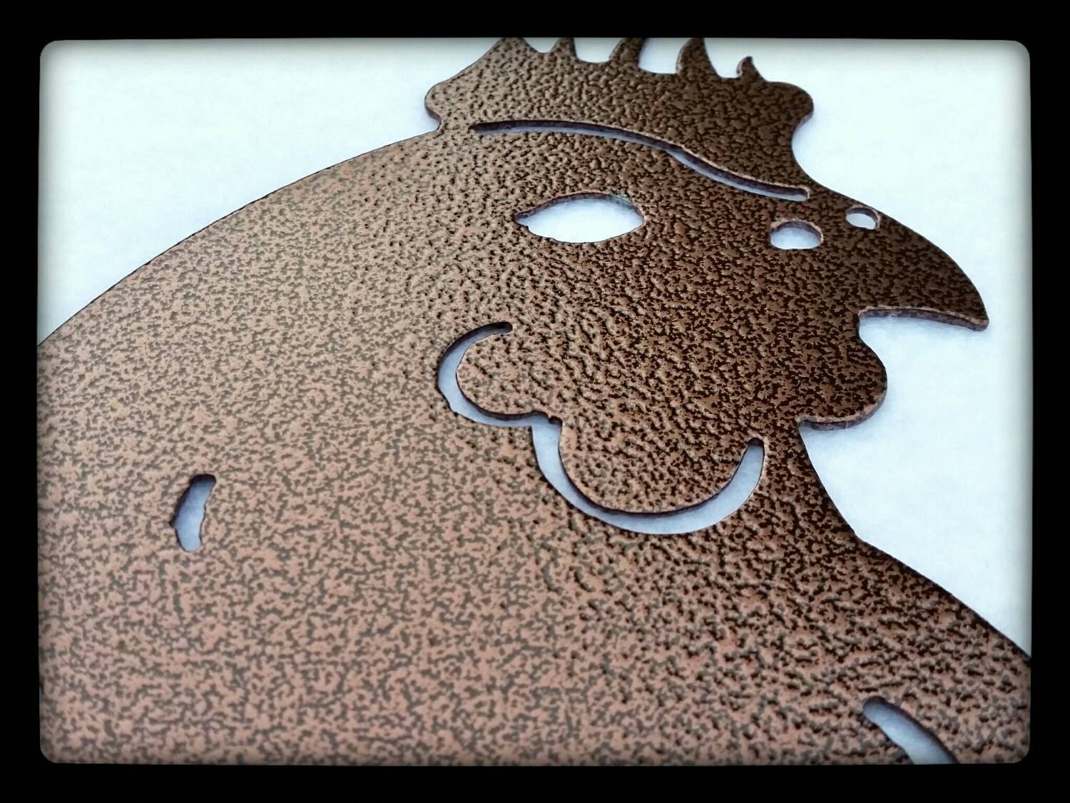 Metal Chicken Wall Art / Kitchen Chicken Decor / Rusted | Etsy