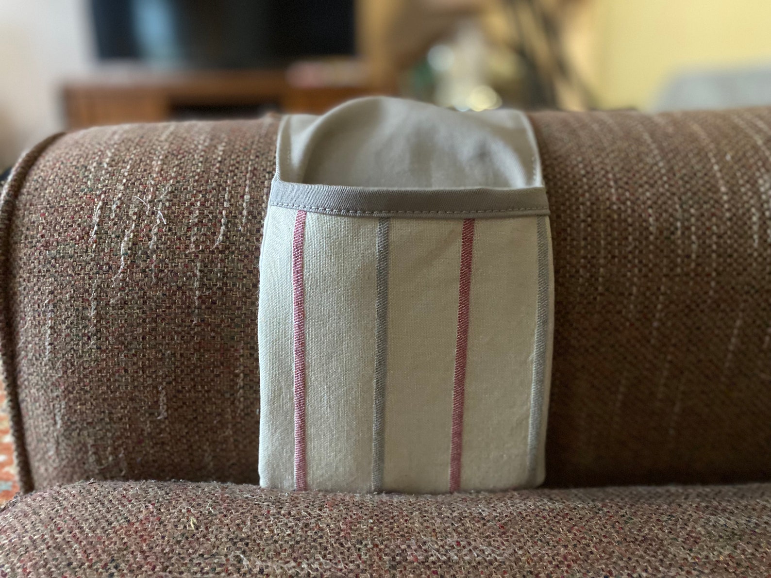 Remote Control Caddy PDF Pattern for Sofa Arm Under Seat | Etsy