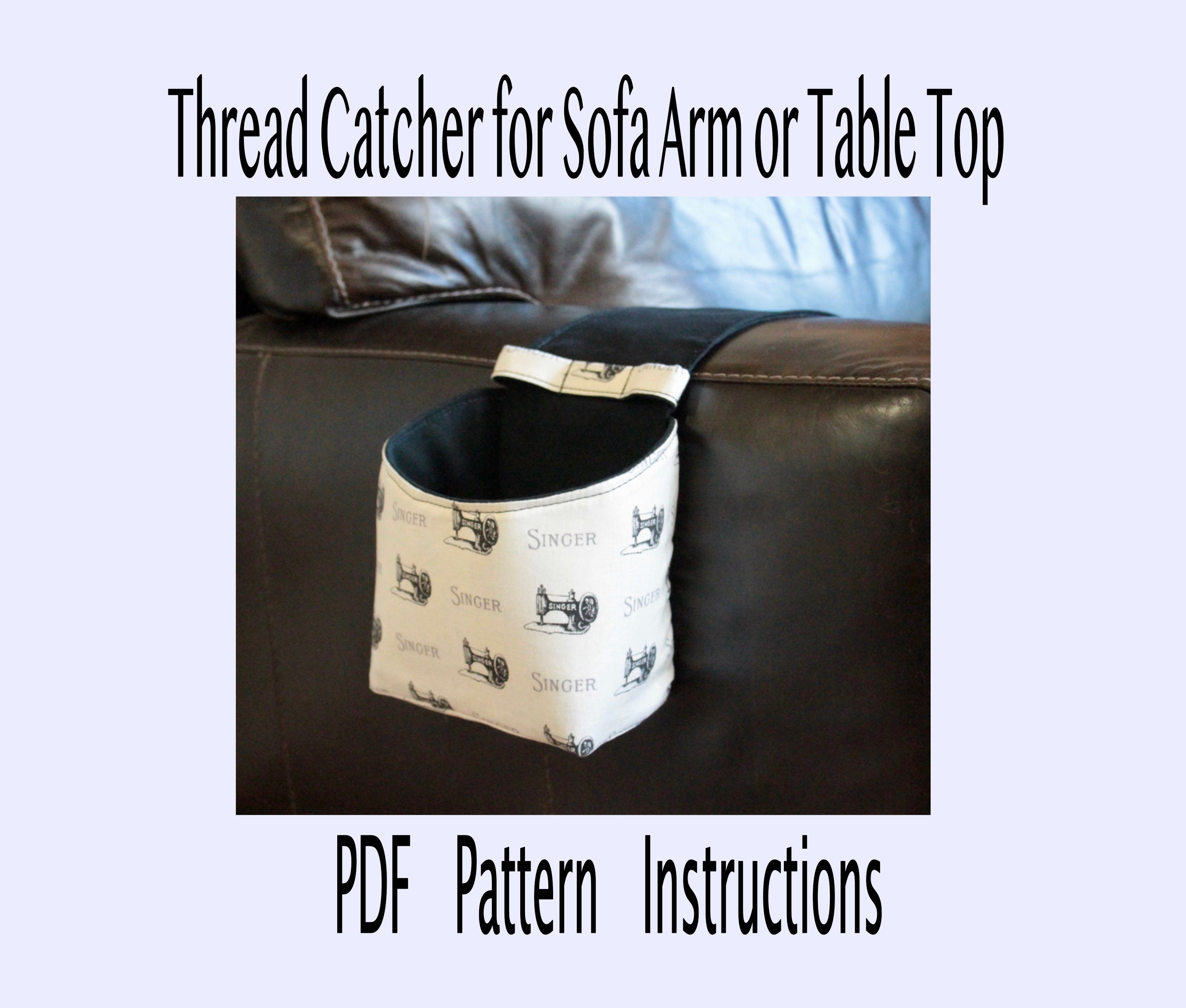 Thread Catcher PDF Pattern & Instructions. Sewing Pattern. - Etsy