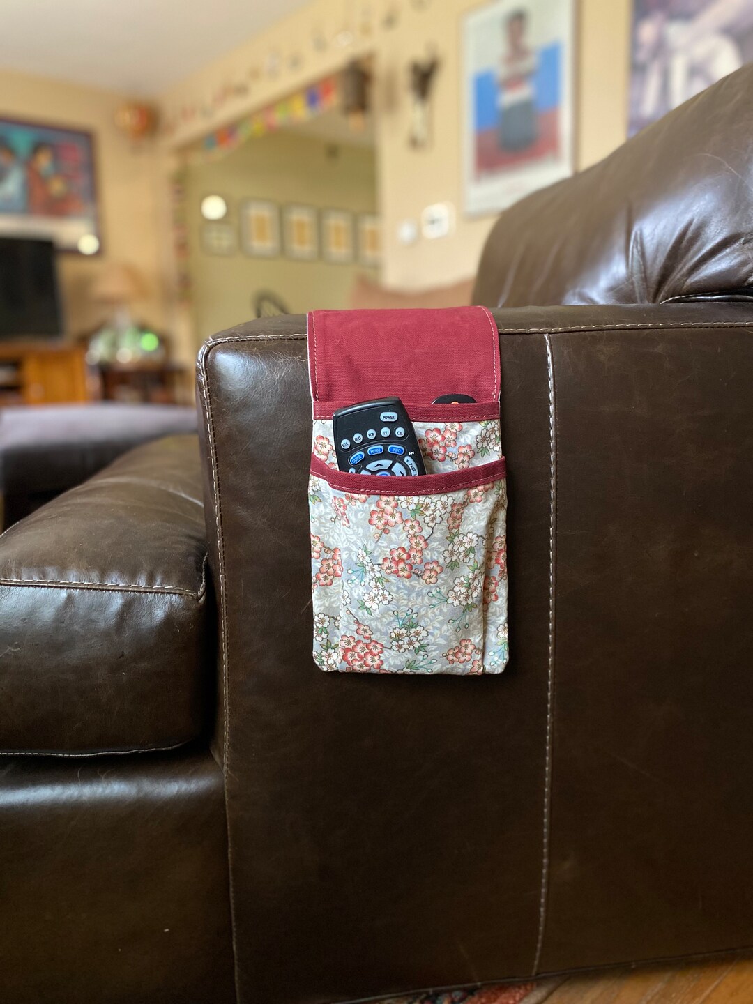 Remote Control Holder Caddy for Sofa Chair Arm, Under Seat Cushion or ...