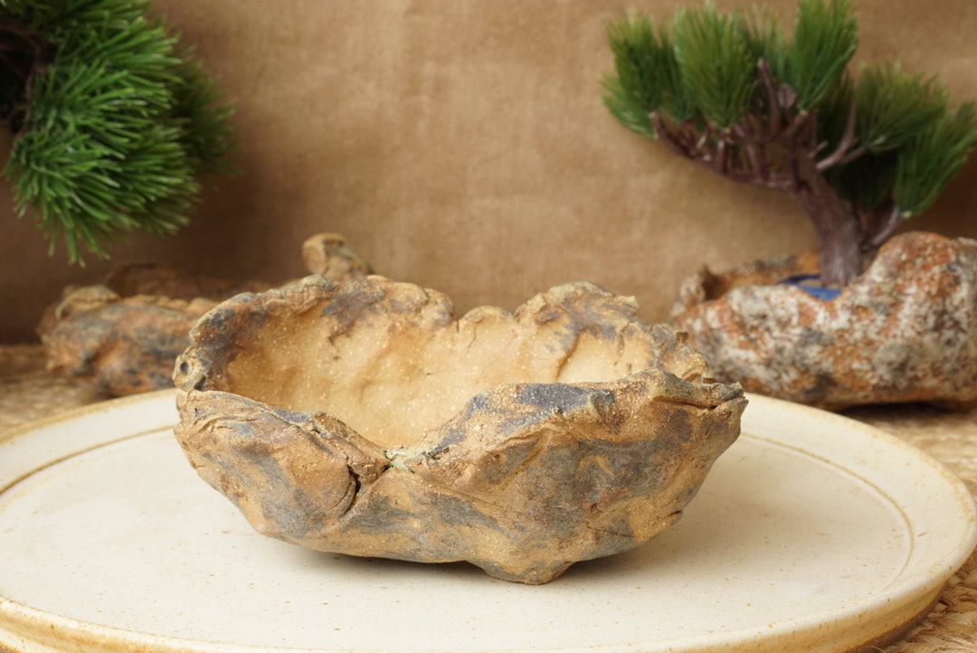 Bonsai Pot. Kurama Rock Bonsai Dish. Handmade Studio Pottery. G2137 ...