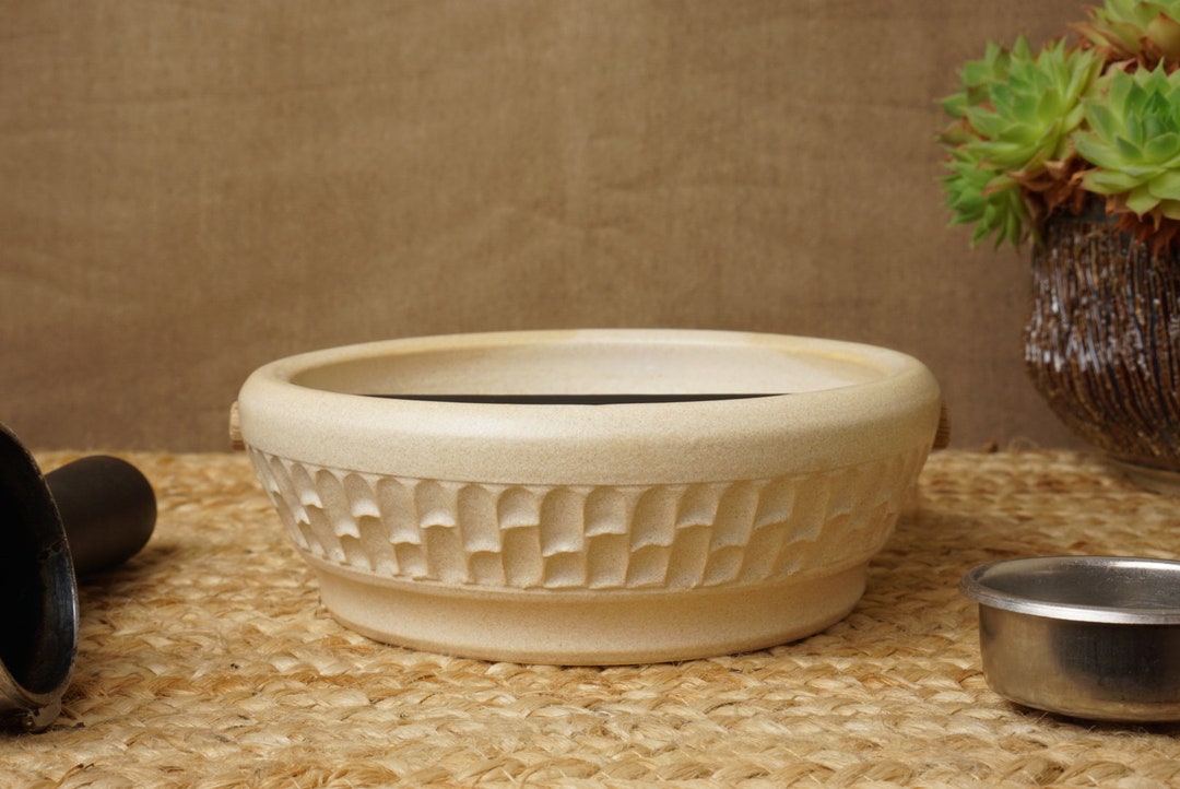 Knock Box. Cream Coffee Knock Box. Handmade Studio Pottery. Height 5 ...