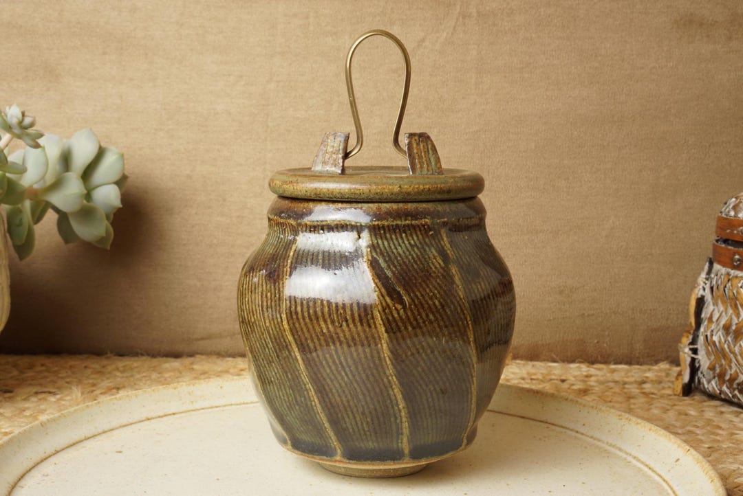 Handmade Storage Jar, Cremation Urn. G488 - Etsy