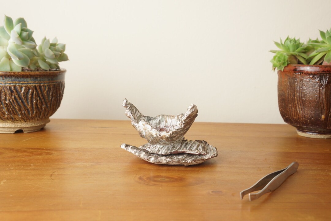 Bonsai Pot. Grey White Brown Kurama Rock Bonsai Dish With - Etsy