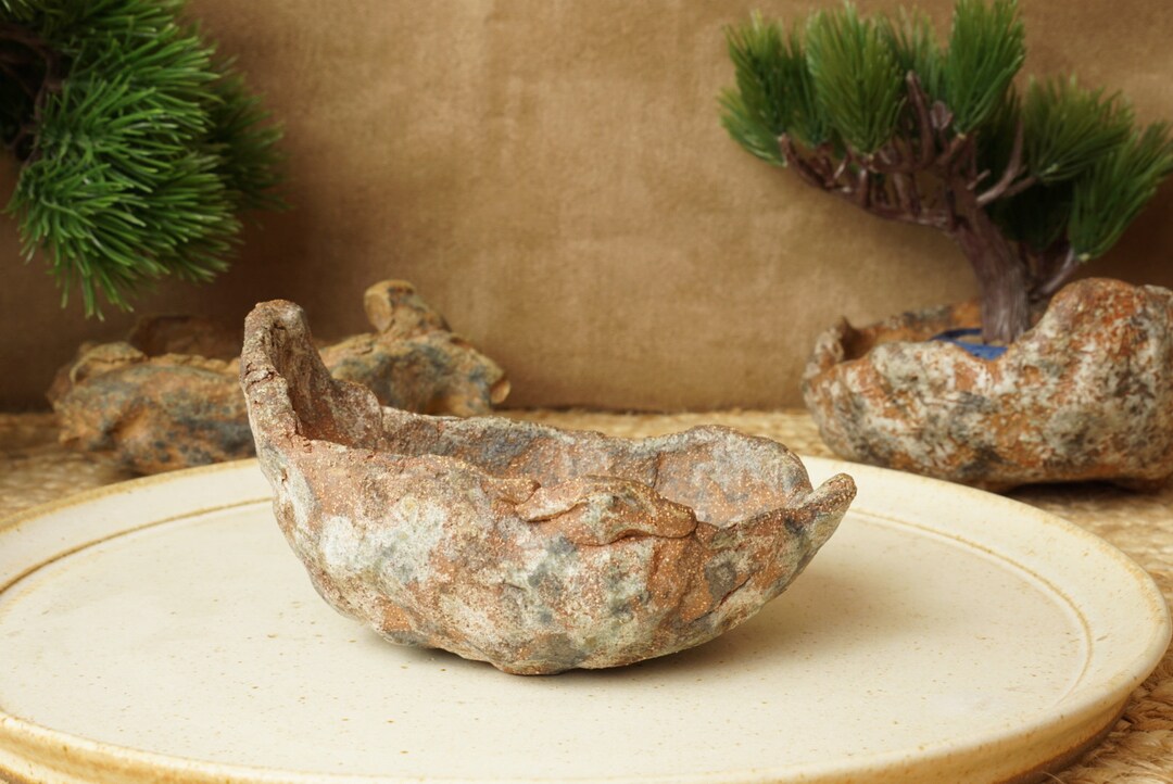 Bonsai Pot. Kurama Rock Bonsai Dish. Handmade Studio Pottery. G2136 ...