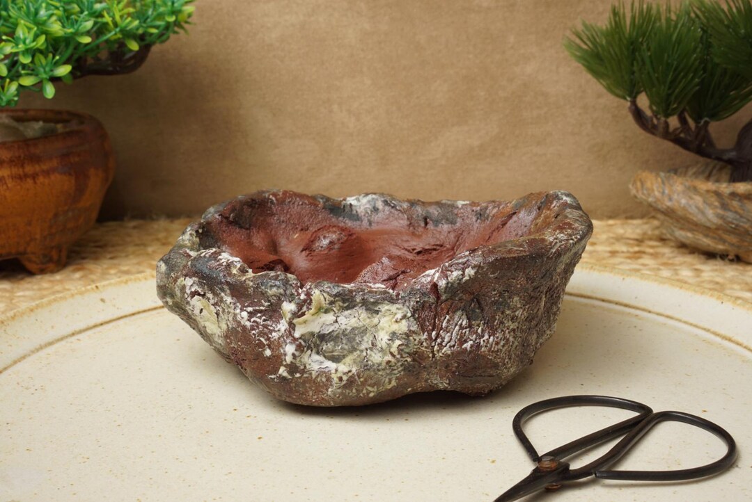 Bonsai Pot. Kurama Rock Bonsai Dish. Handmade Studio Pottery. G2257 ...