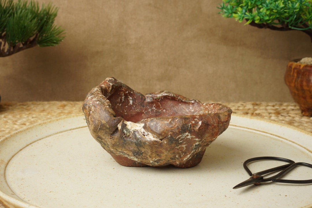 Bonsai Pot. Kurama Rock Bonsai Dish. Handmade Studio Pottery. G2162 ...