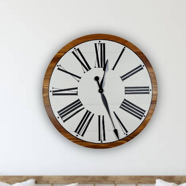 Farmhouse Clock - Etsy