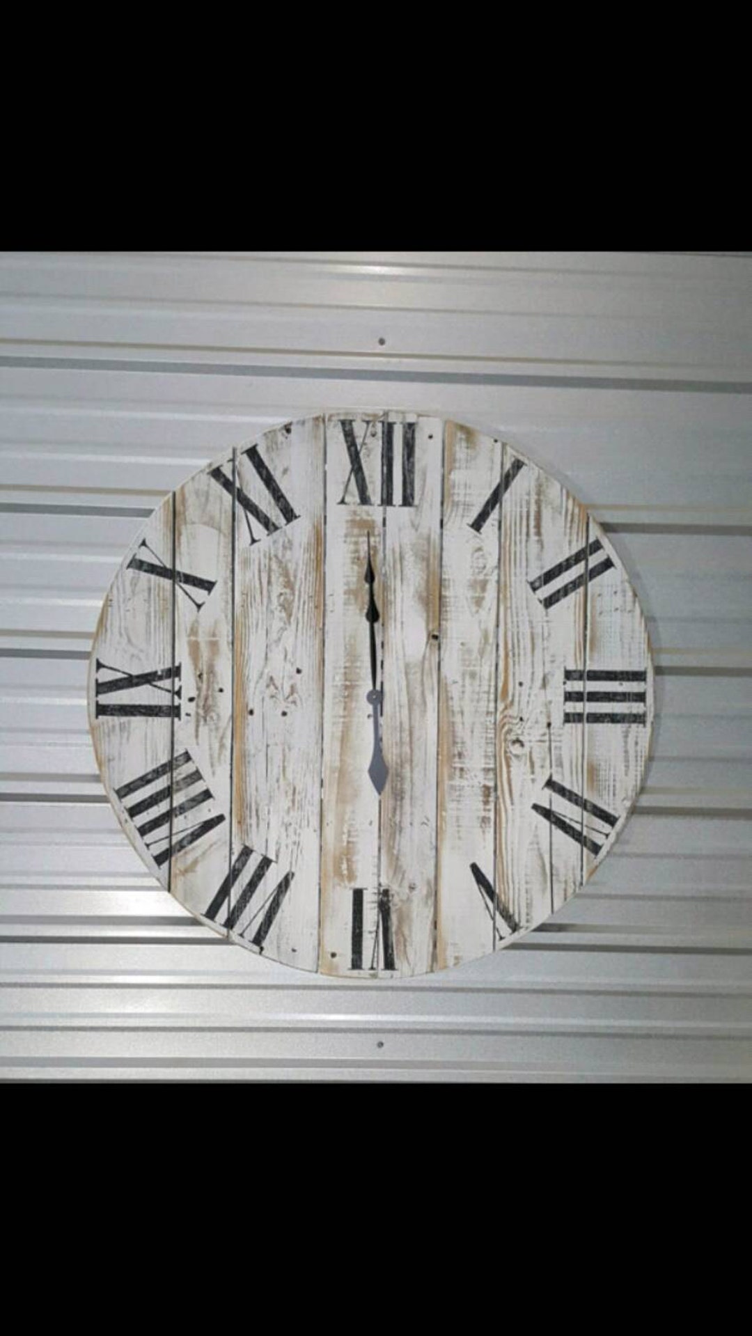 42in "classic" Farmhouse Wall Clock - Oversized Wall Clock - Large ...