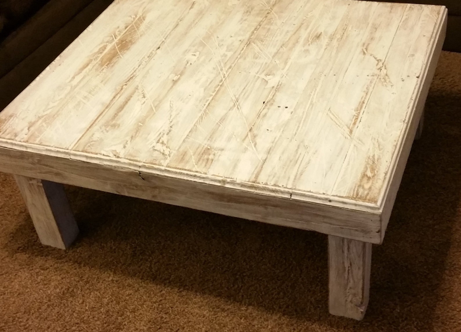 Farmhouse coffee table rustic table farmhouse furniture | Etsy