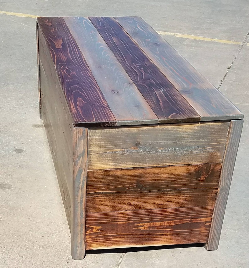 Farmhouse Storage Bench Cedar Chest. Reclaimed Wood Chest - Etsy