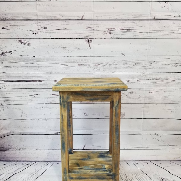 Rustic Side Table - Etsy