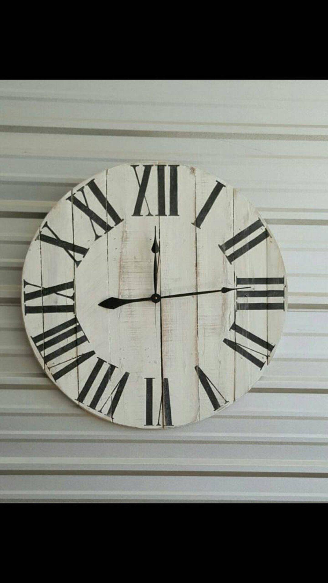 18in oversized Classic Farmhouse Wall Clock Oversized Wall Clock Large ...
