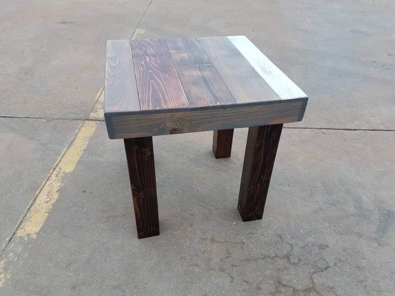 Reclaimed Wood End Table Rustic Table Farmhouse Furniture - Etsy