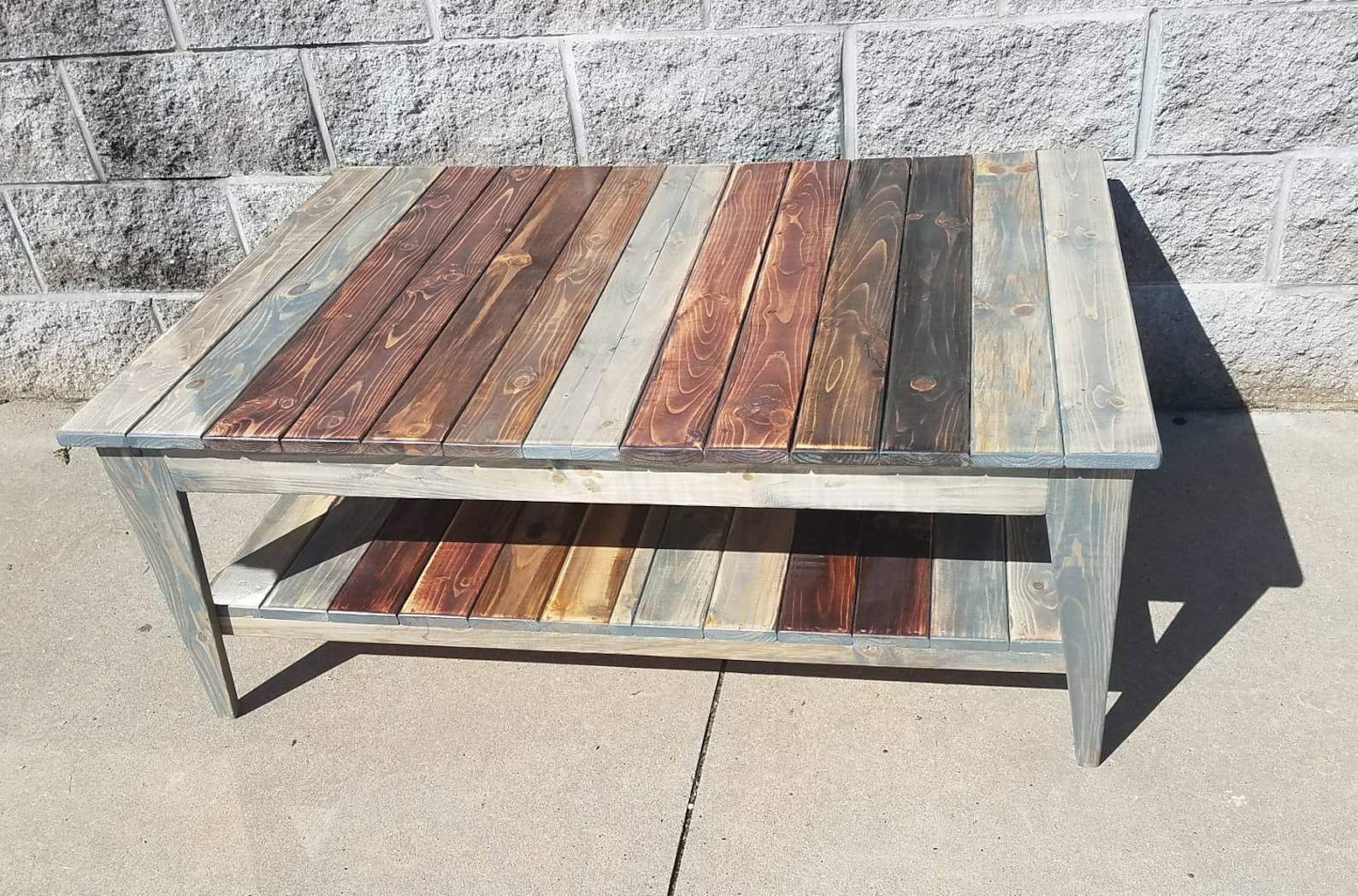 Nantucket Farmhouse Coffee Table With Tapered Legs Farmhouse - Etsy