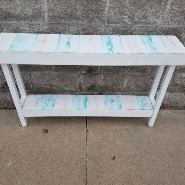 Reclaimed Wood Console Table - Etsy