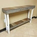 Farmhouse Console Table - Reclaimed Wood Table - Rustic Table ...