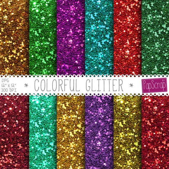 Red Green Gold Glitter Texture Glitter digital paper Background ...