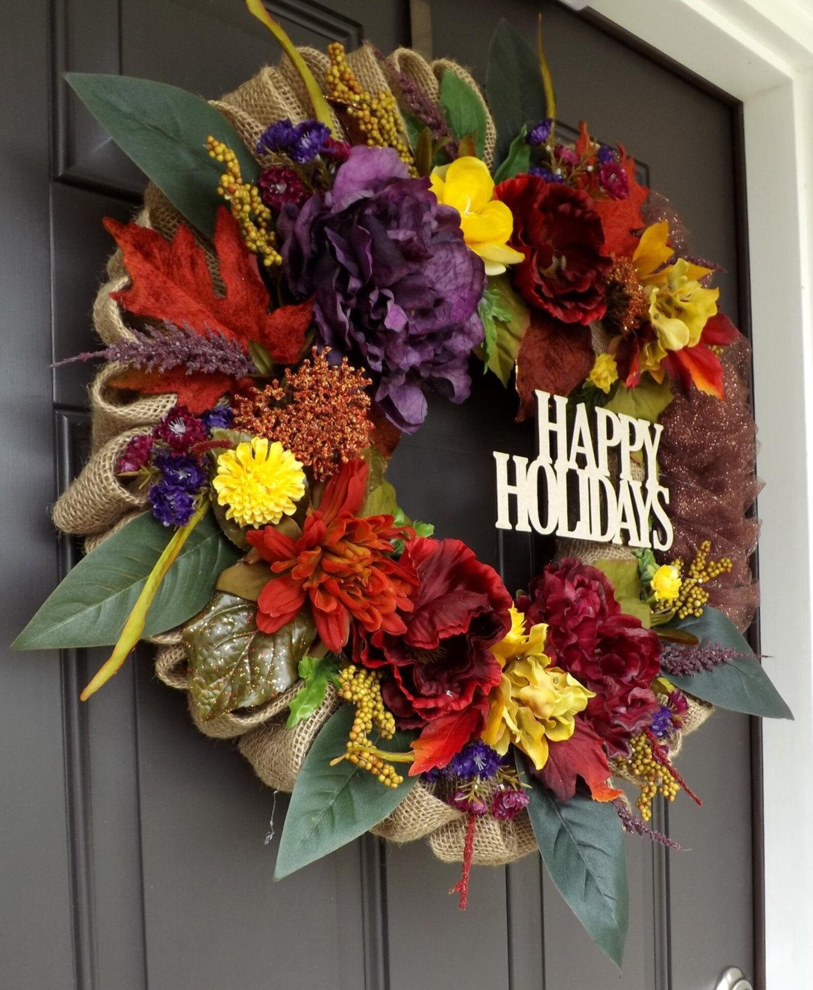 23"hand Made Unique Beautiful Fall Season - Happy Fall Holiday! - Great ...