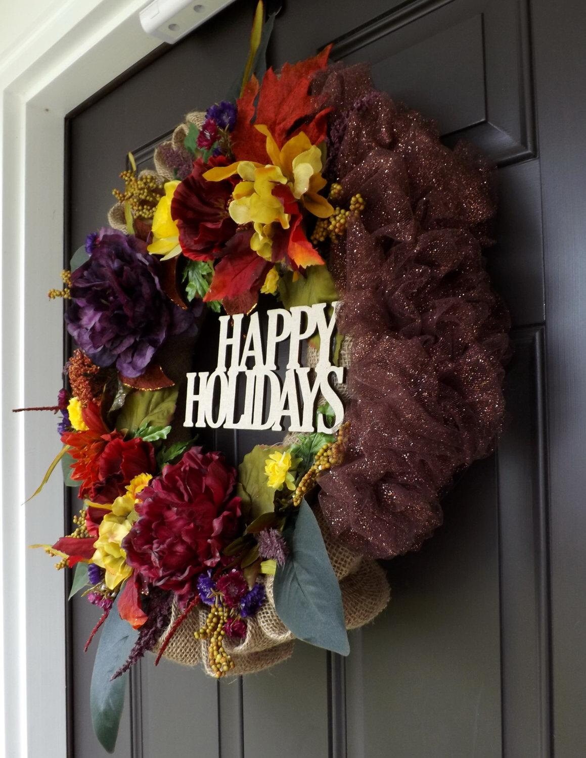 23"hand Made Unique Beautiful Fall Season - Happy Fall Holiday! - Great ...