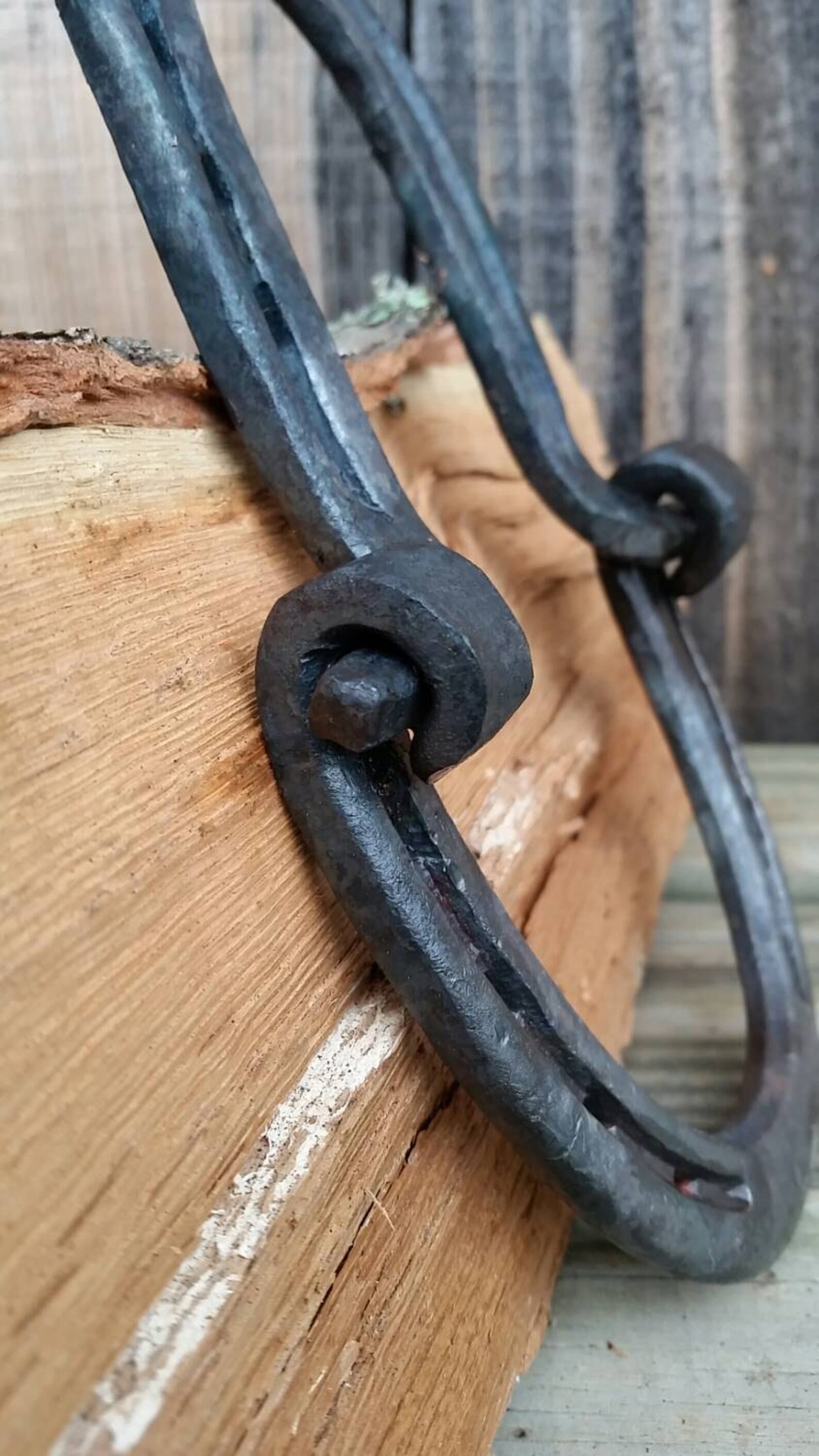 Horseshoe Hinges, Hand Forged - Etsy