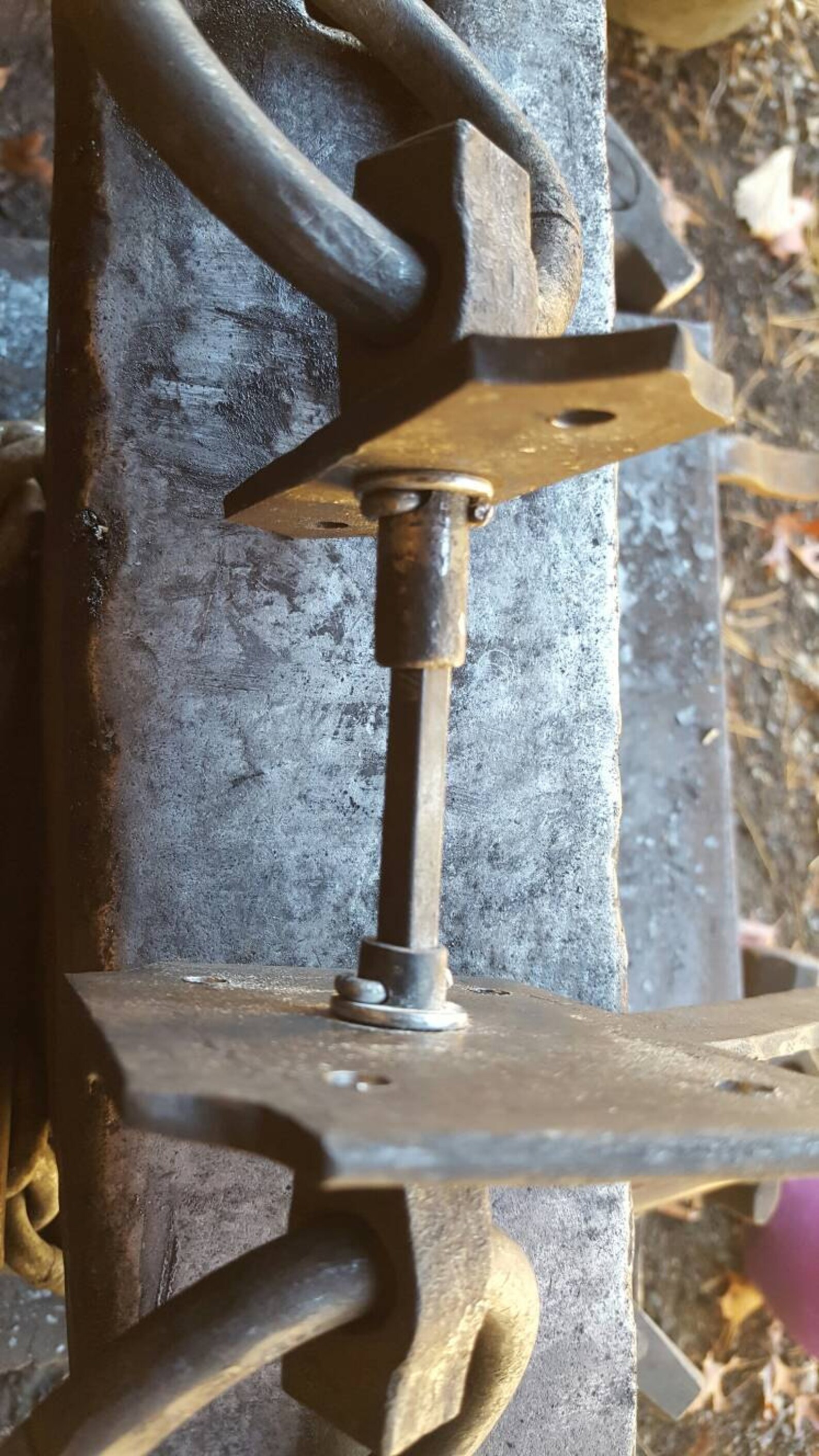 Hand Forged Barn Door, Double Door Ring Latch. - Etsy