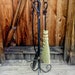 Fire Place Tool Set Three Piece With Stand Hand Forged - Etsy