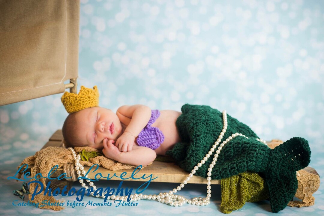 Newborn Ariel The Little Mermaid Disney Princess Inspired Photo Prop ...
