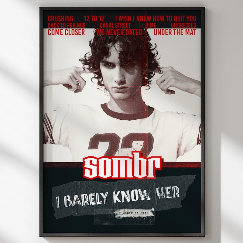 Sombr Wall Art - Etsy