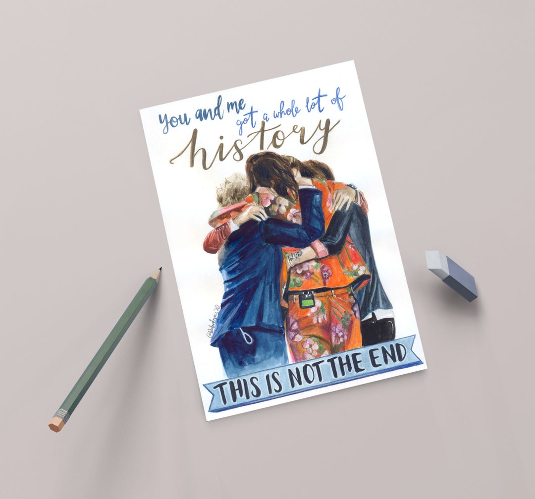 A5 MINI POSTER ARTPRINT of Watercolor Illustration of One Direction ...
