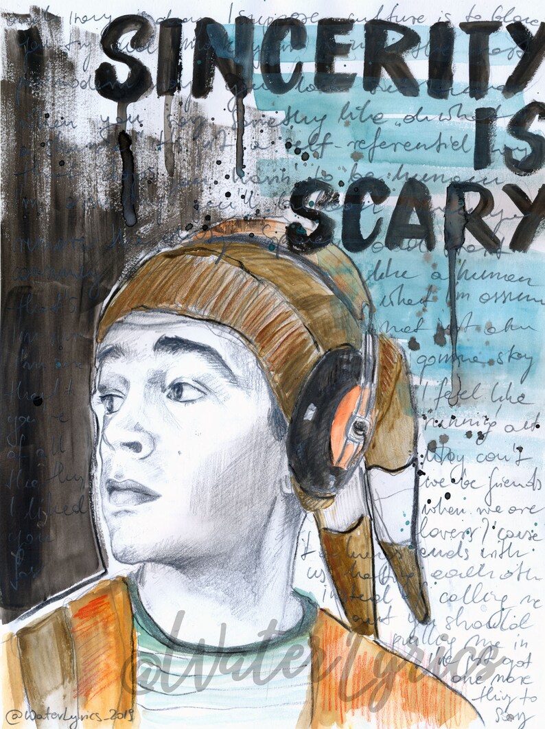 Original Portrait of Matty Healy // THE 1975 Fanart - Etsy