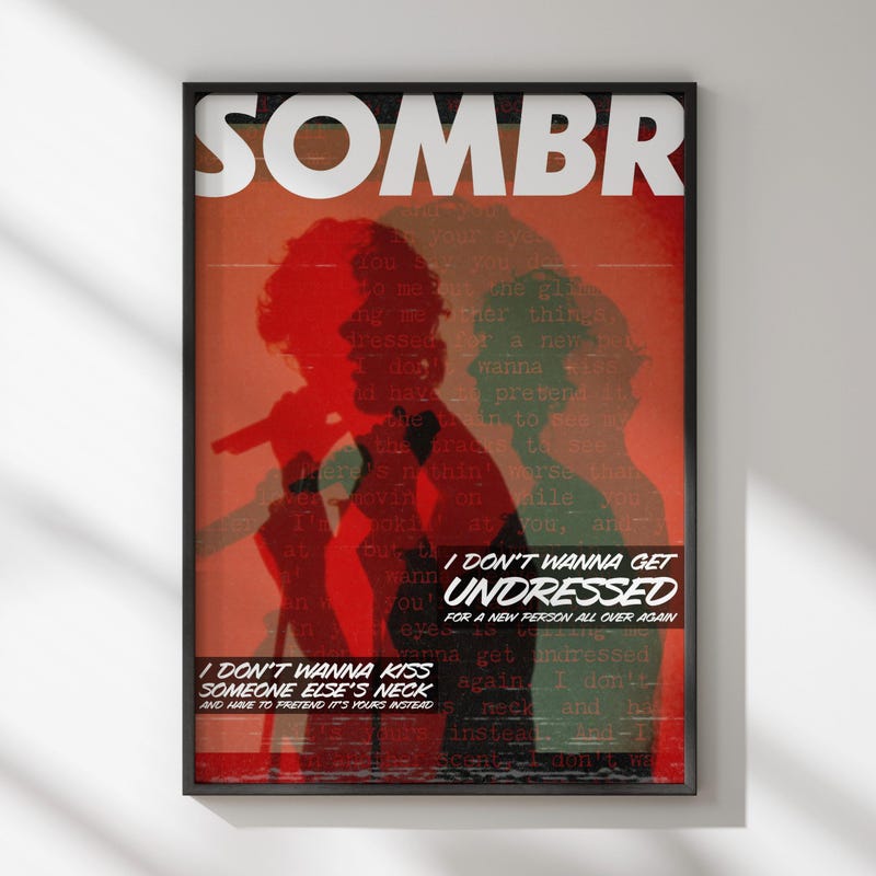 Sombr Wall Art - Etsy
