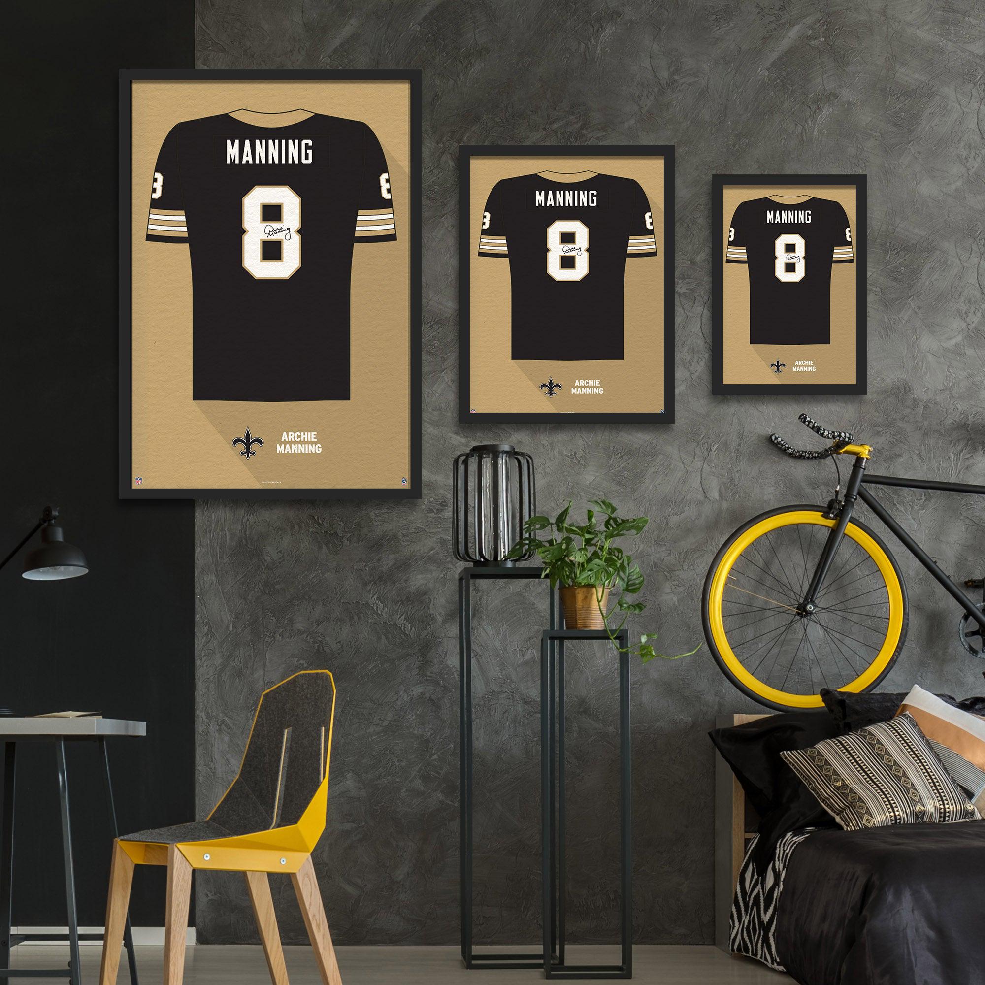 New Orleans Saints Archie Manning Jersey Framed Print - Etsy