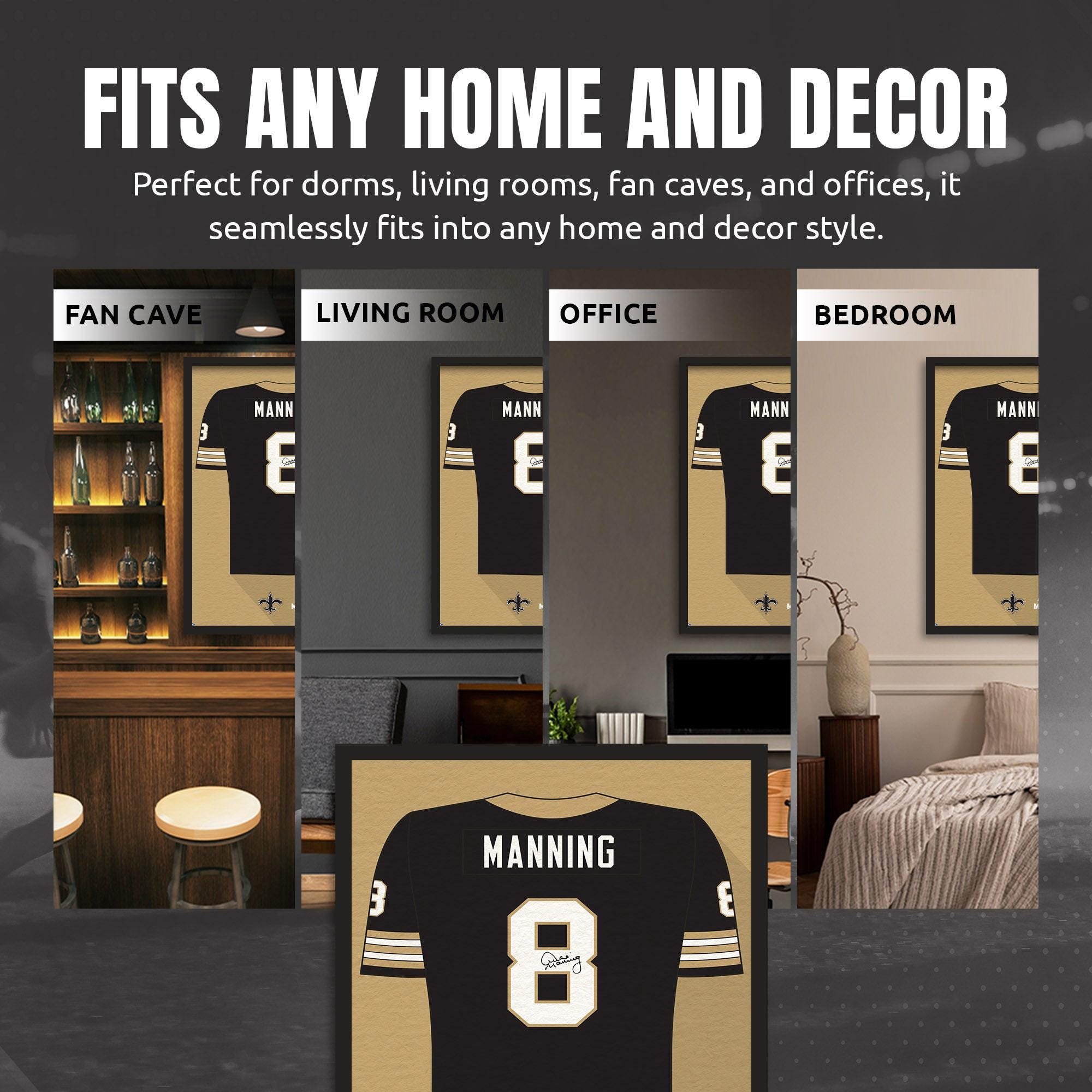New Orleans Saints Archie Manning Jersey Framed Print - Etsy