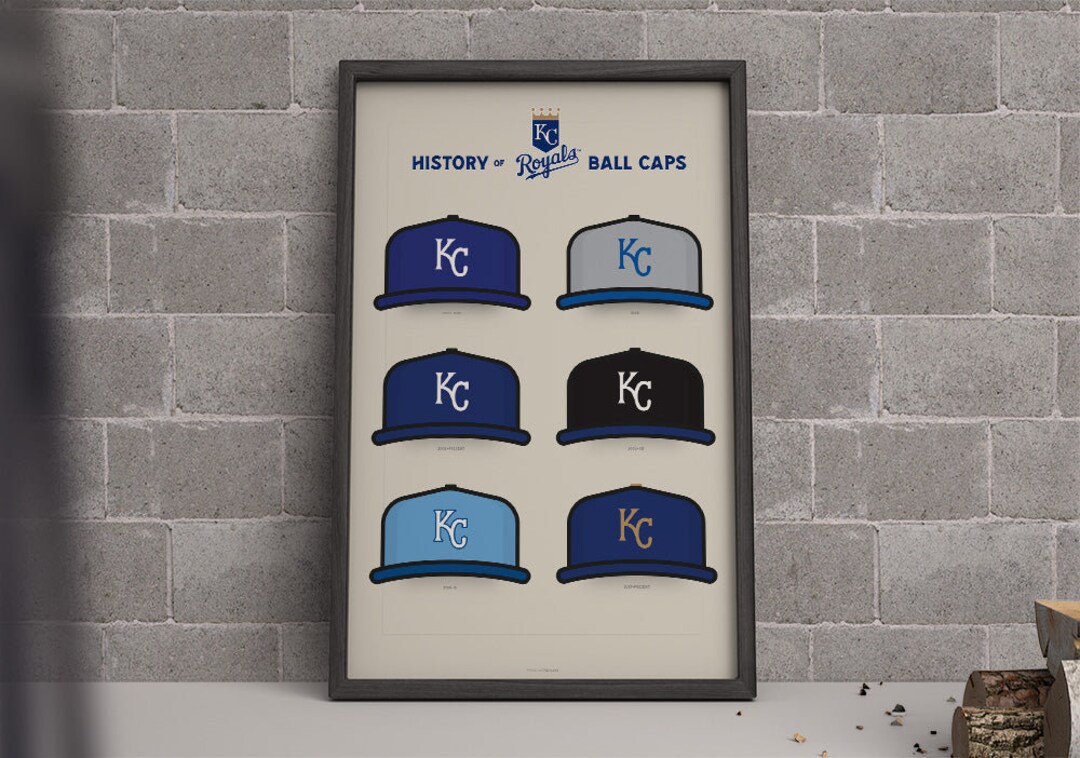 Royals History of Ball Caps Poster - Etsy