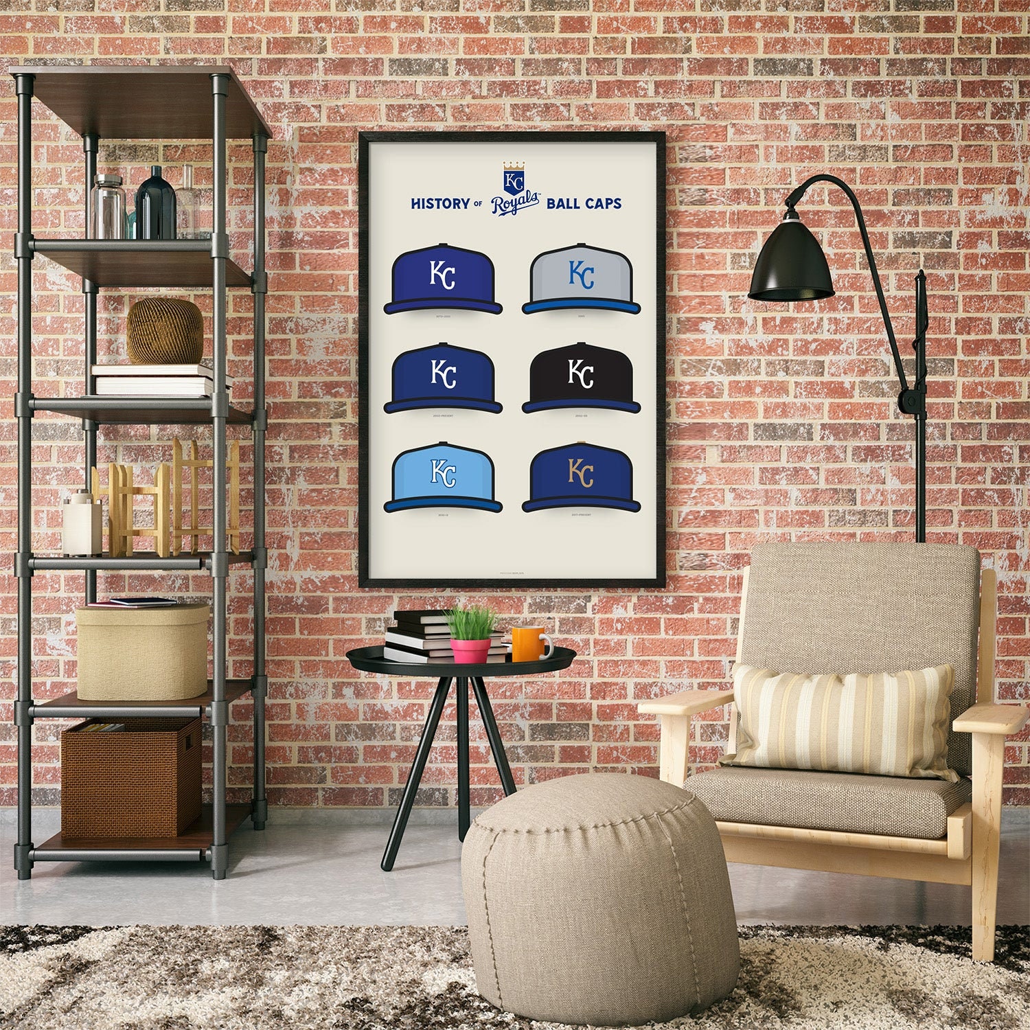 Royals History of Ball Caps Poster - Etsy