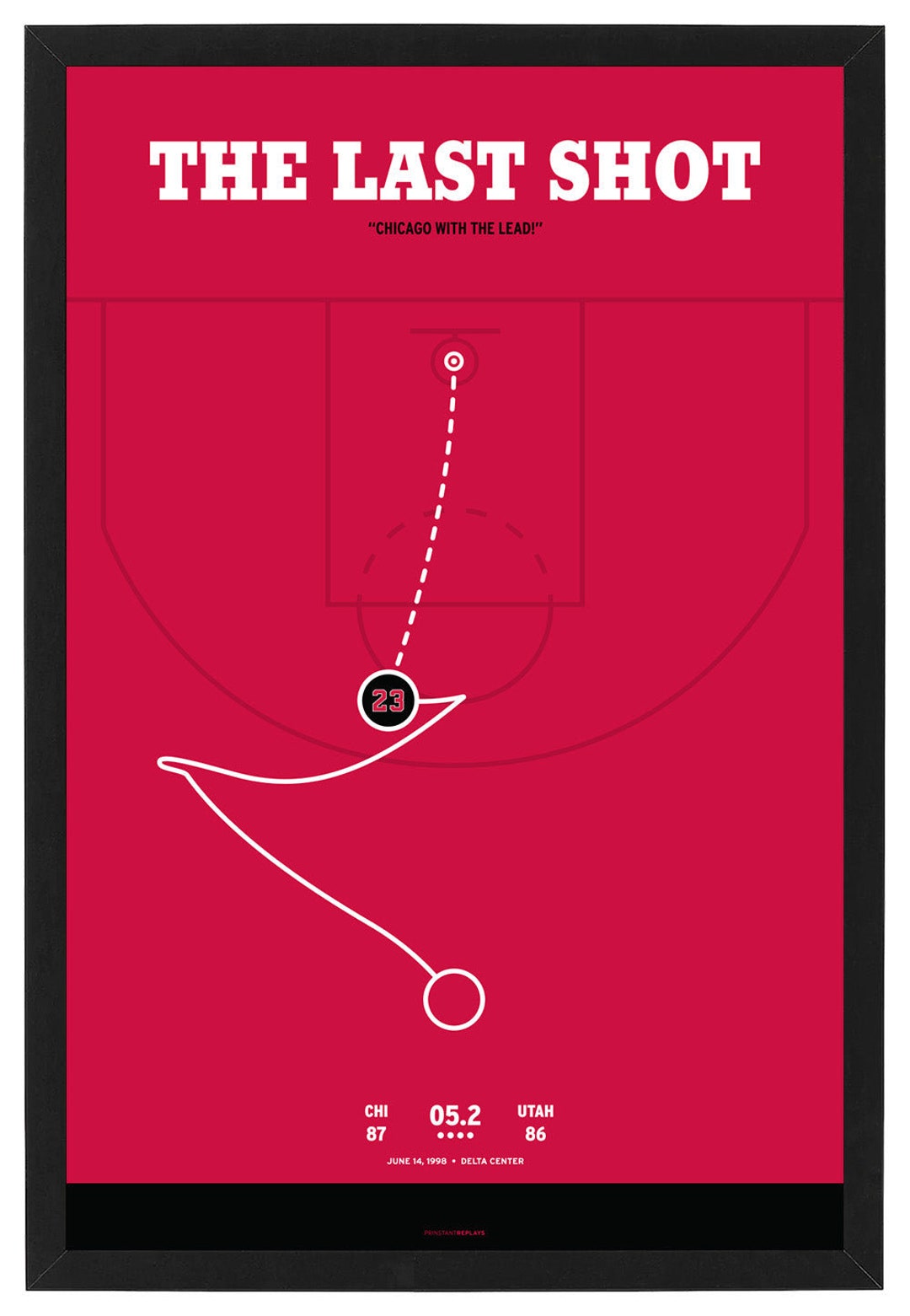 Bulls Michael Jordan the Last Shot Framed Print - Etsy