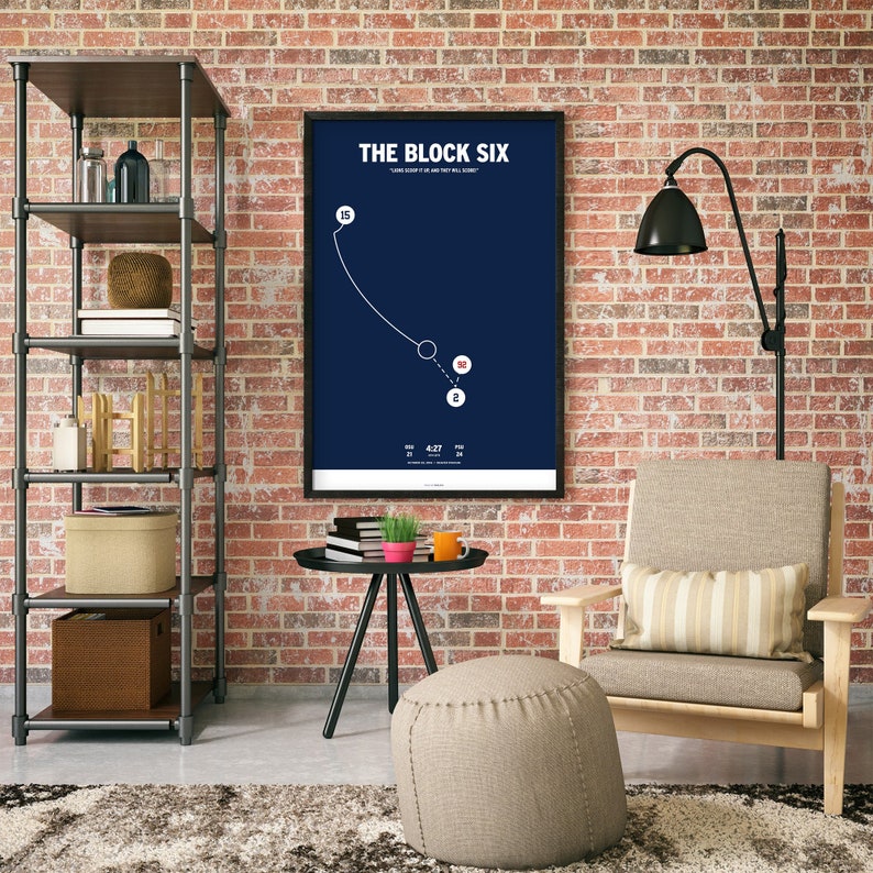 The Block Six Print - Etsy