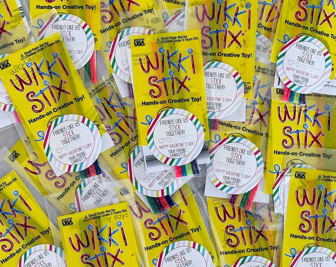 Valentine's Day Favor | Wikki Stix Valentine | Wiki Sticks Valentine ...